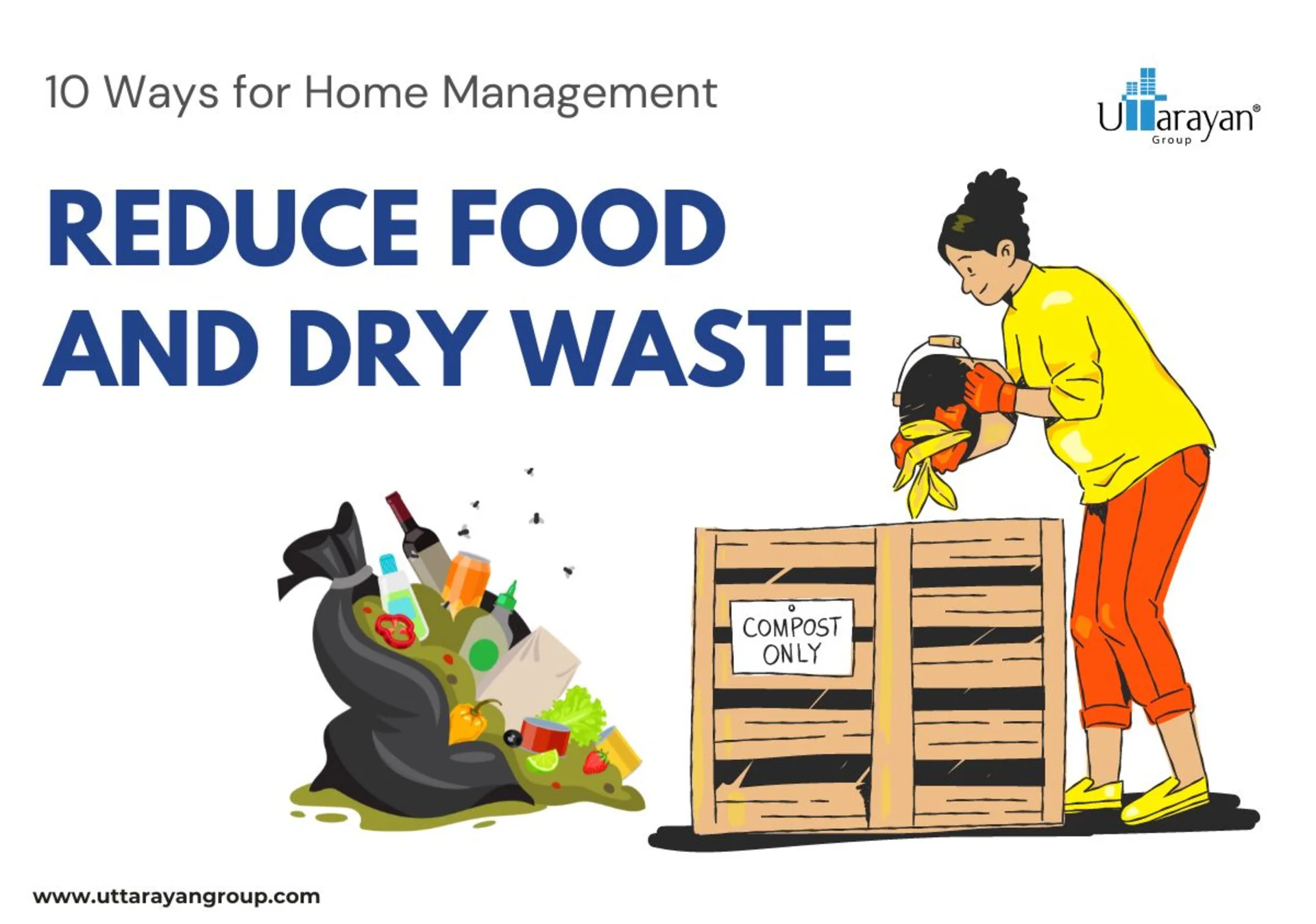 10 Ways to Reduce Food and Dry Waste at Home
